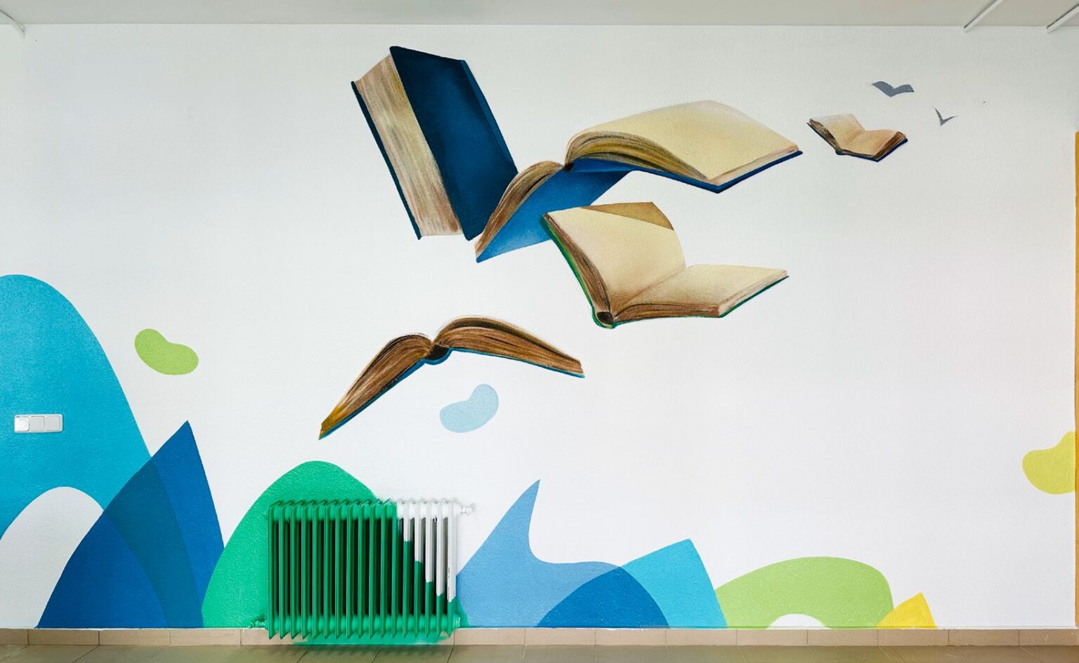 Murales para bibliotecas - Mi Cole Mola